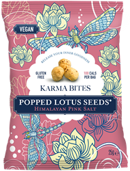 Popped Lotus Seeds Pink Salt
