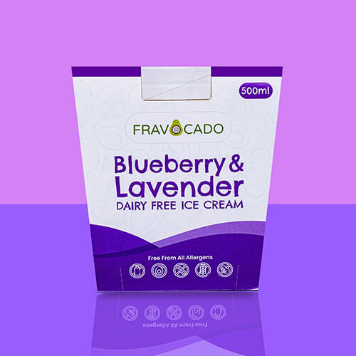 Blueberry & Lavender Ice Cream